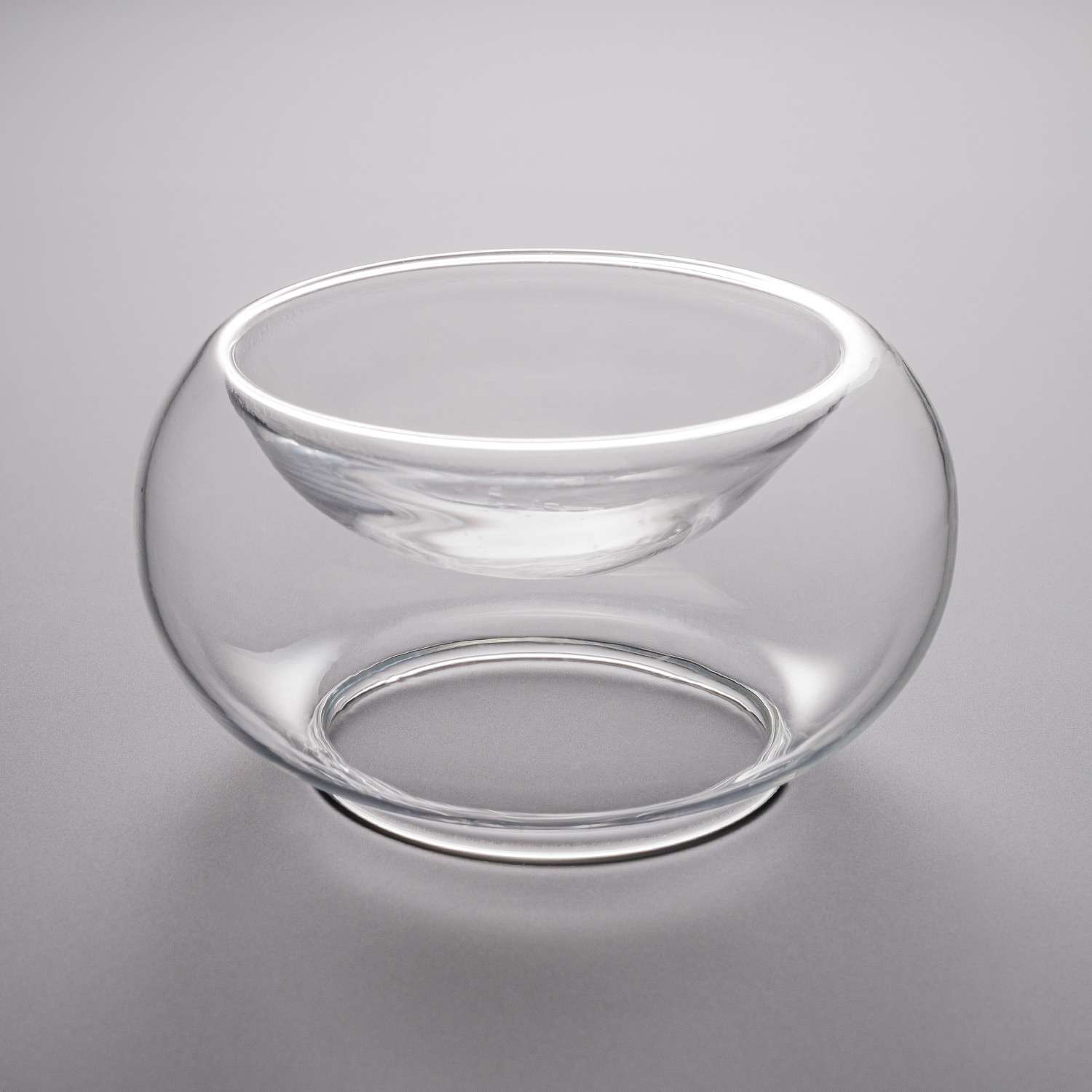 Glass Round Concave Bowl 4.25" | KORIN