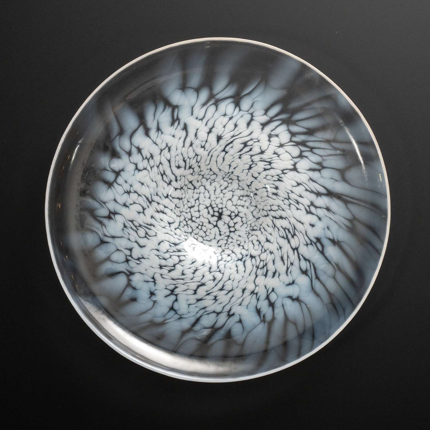 Tsugaru Vidro Handmade Takazawa White Shallow Plate 9.25" | KORIN