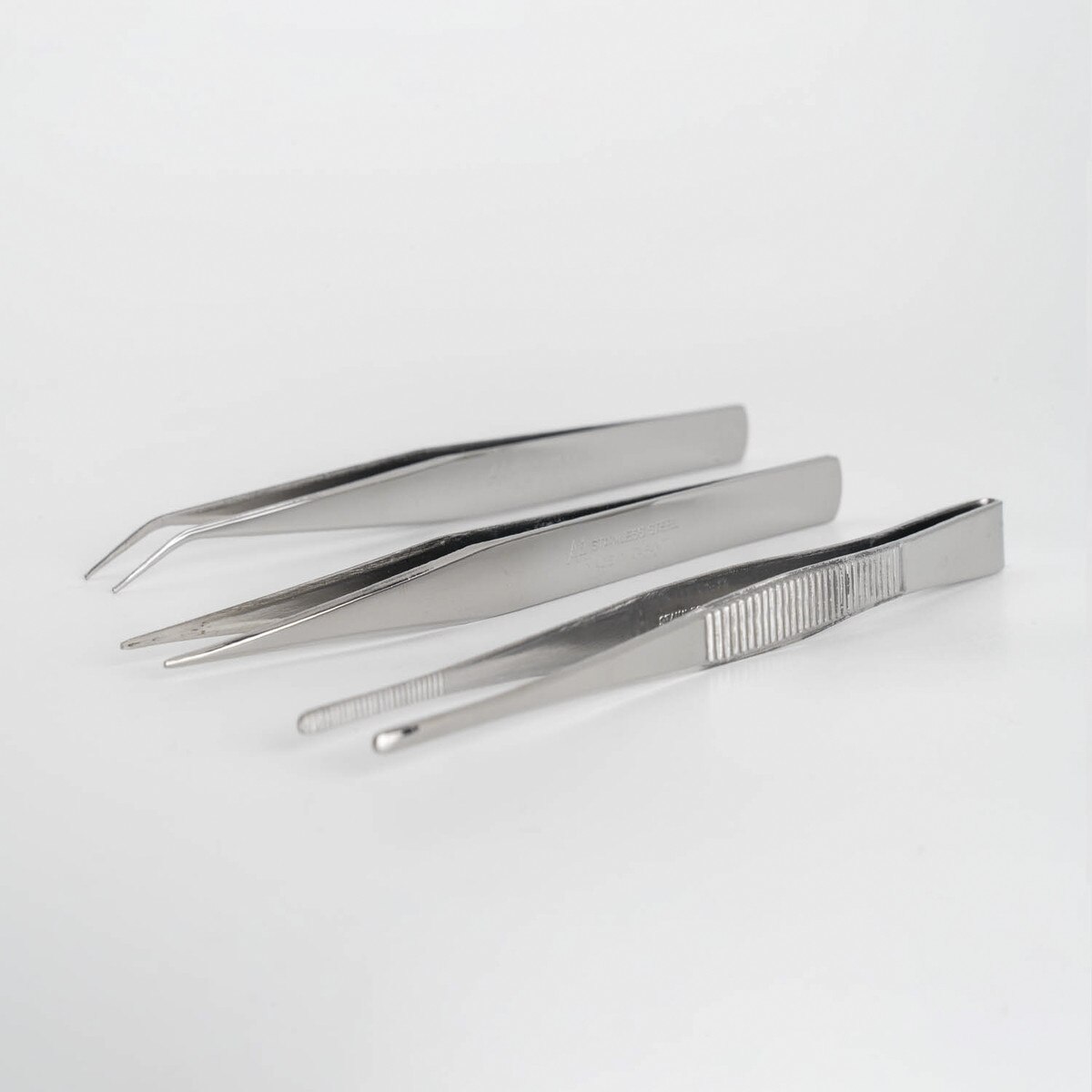 Plating Tweezers - Set of 3 | Korin