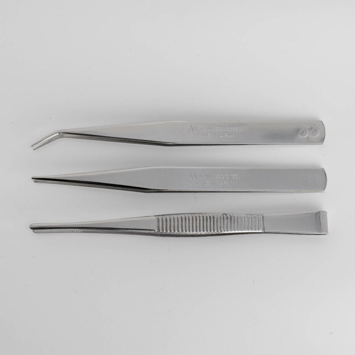 Image of Plating Tweezers - Set of 3 3