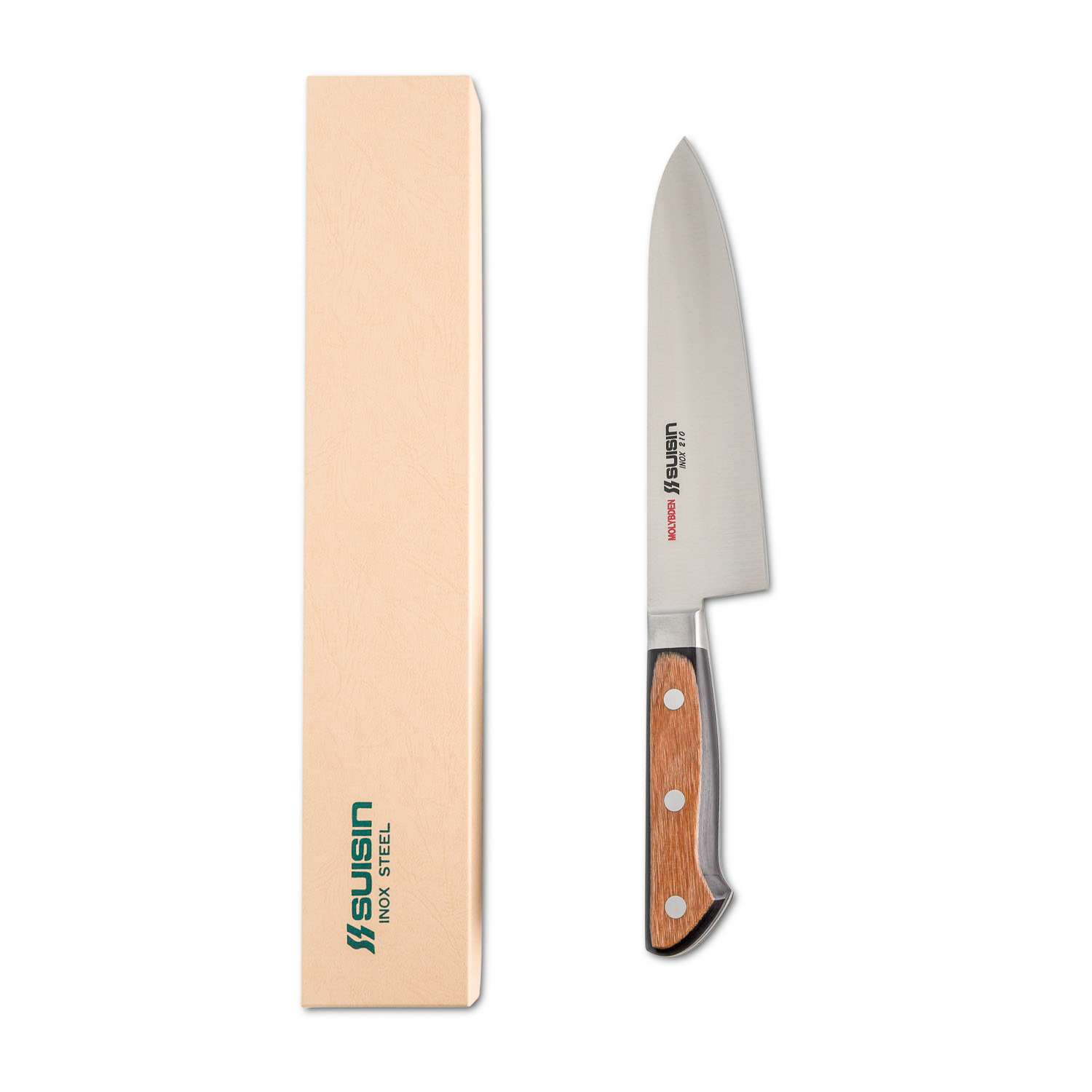 Suisin Inox Western-Style Yo-Deba 8.2" (21cm) - Right | Korin