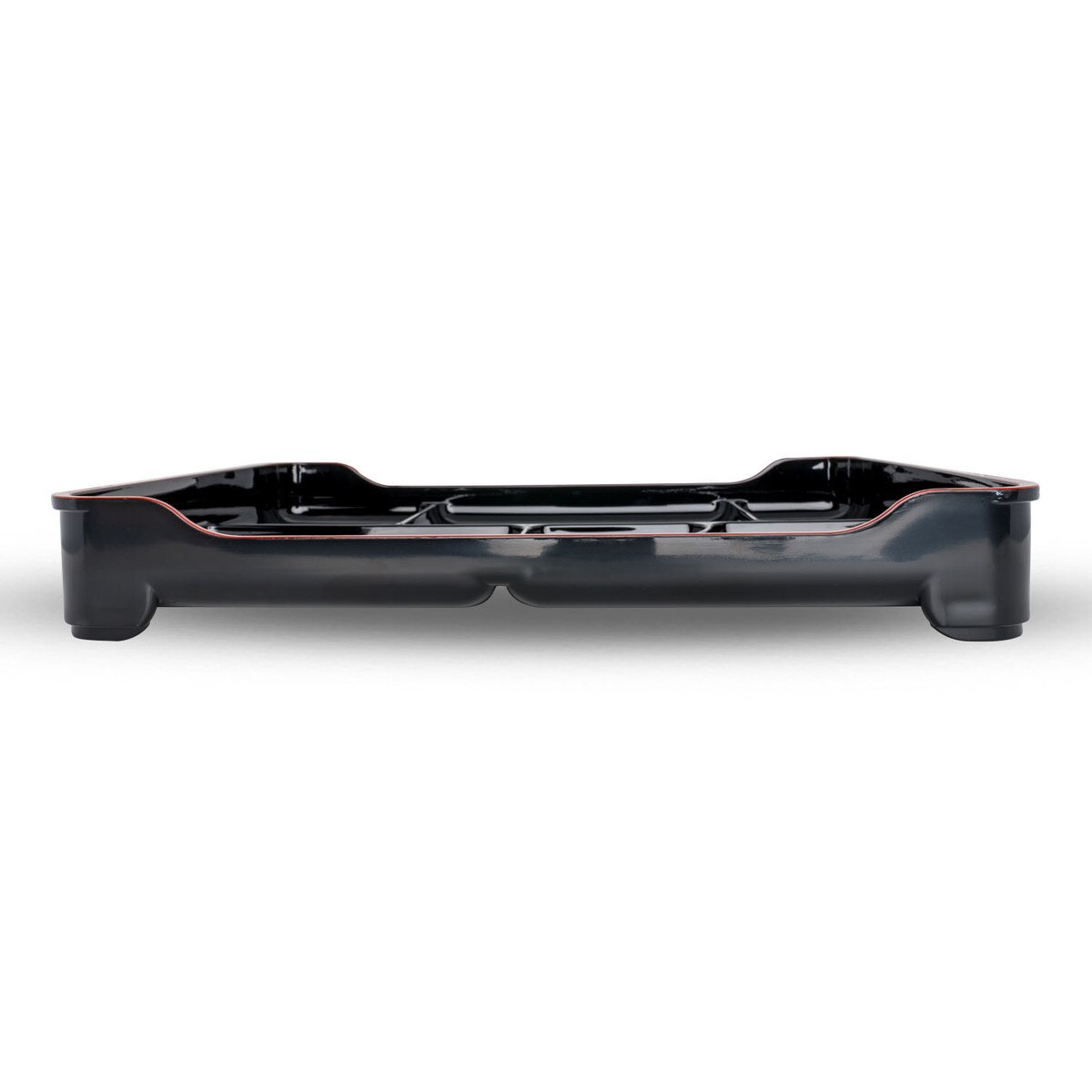 Bento Tray Black (5 Compartment w/ Sauce Well, Stackable) | Korin