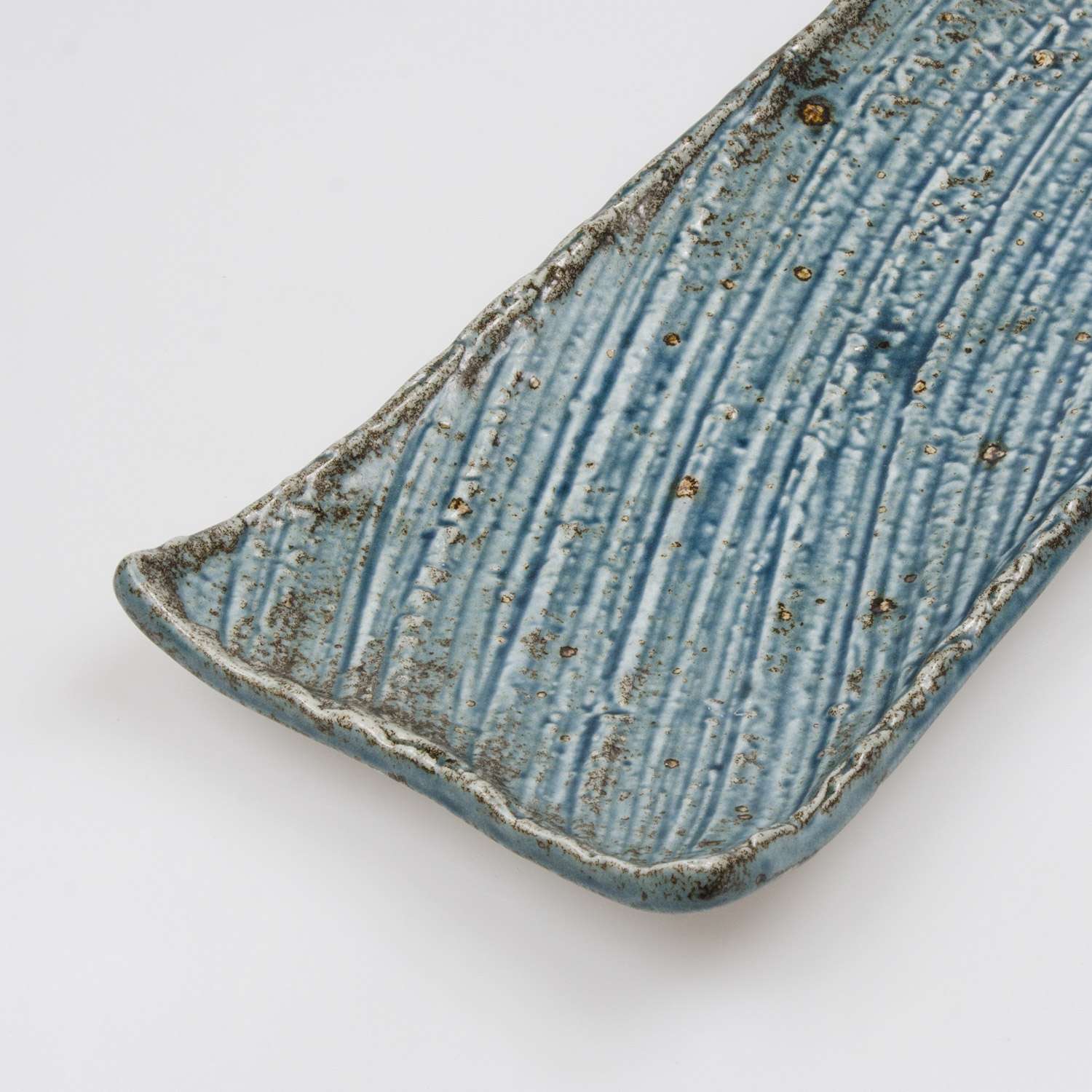 Cornflower Blue Rectangular Plate 16.25" | Korin