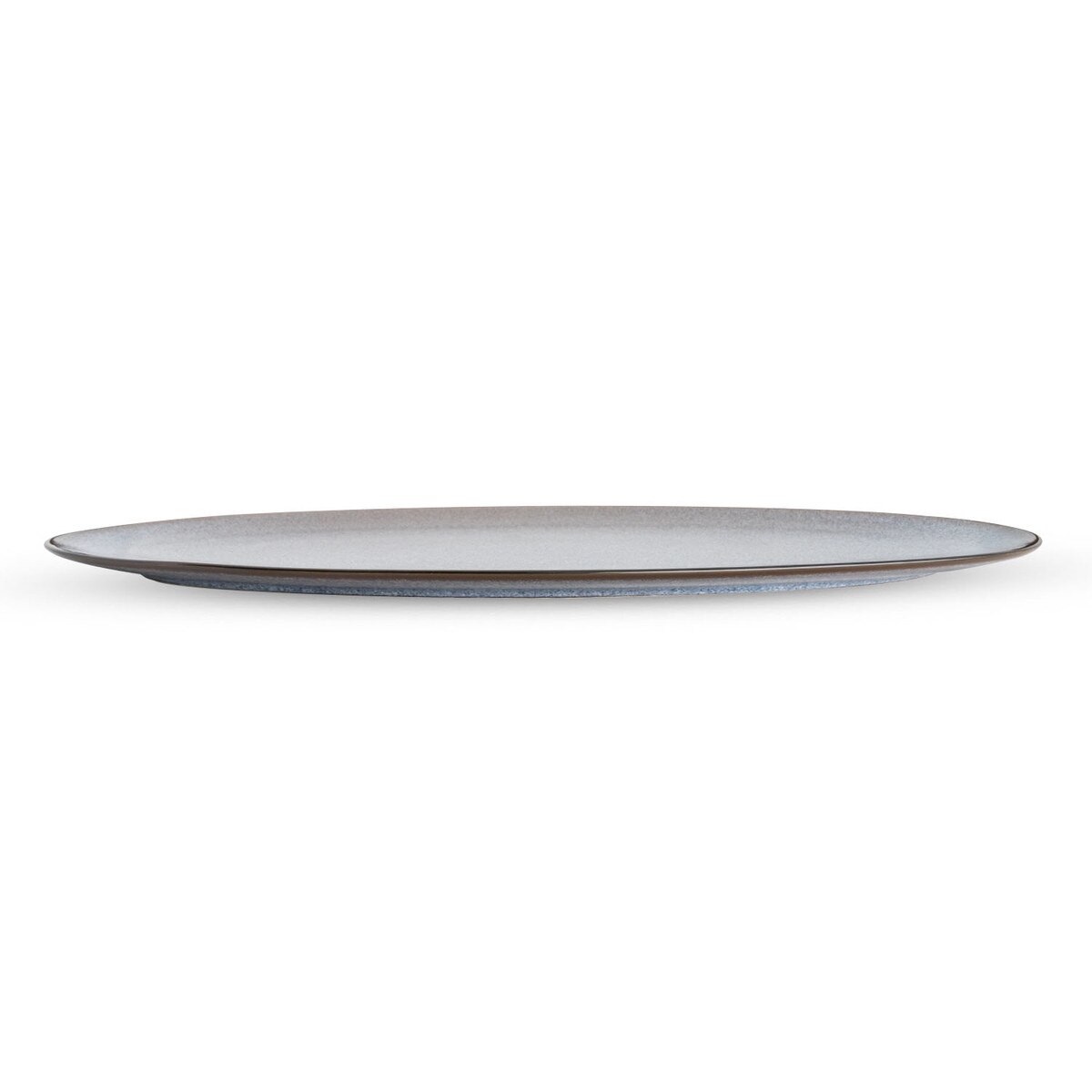 Saku Slate Oval Plate 16" | KORIN