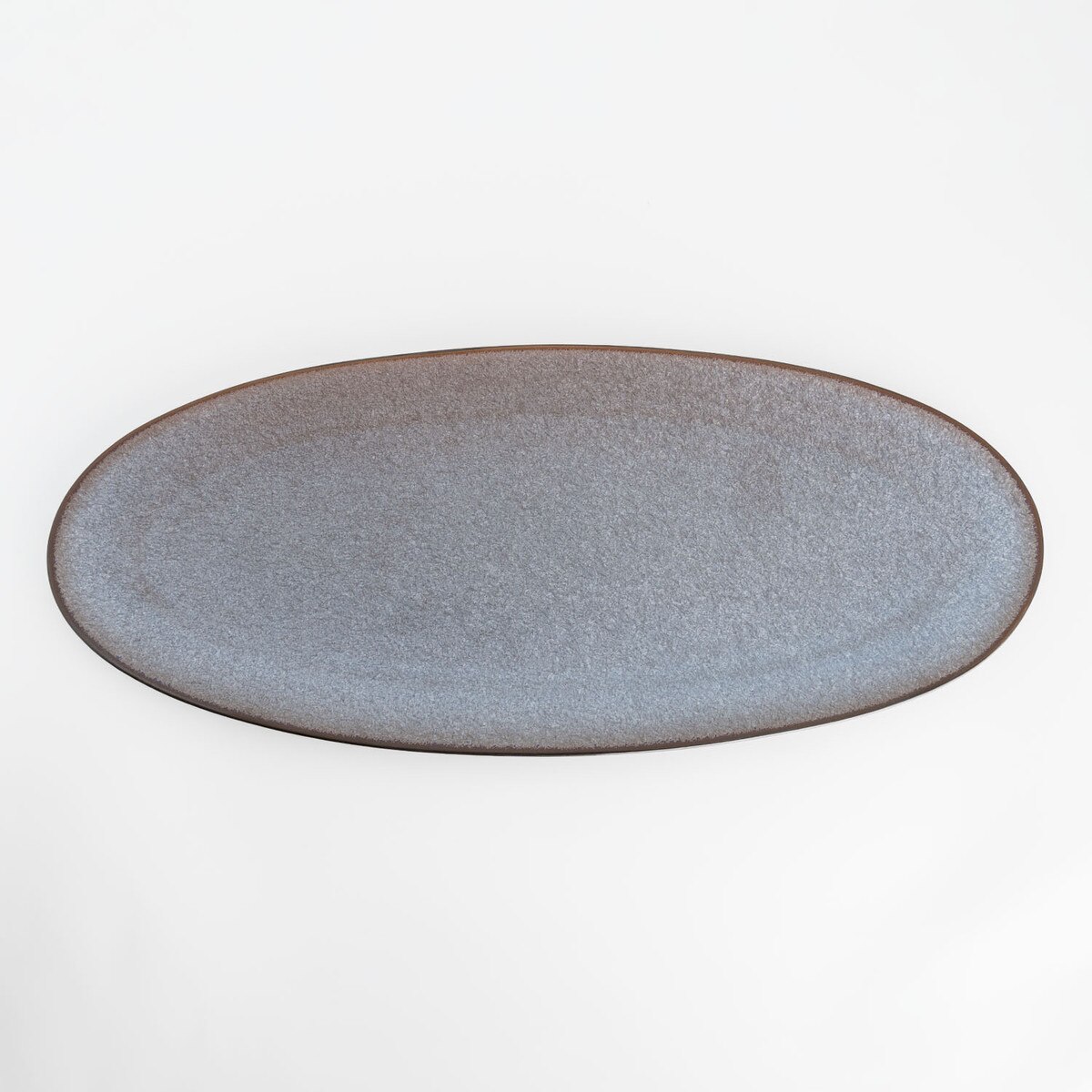 Saku Slate Oval Plate 16" | KORIN