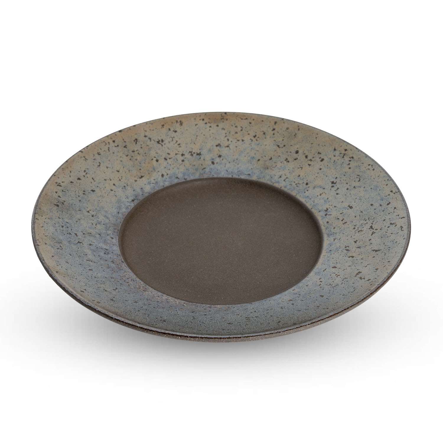 Kinkessho Bronze Wide Rim Round Plate 8" | Korin