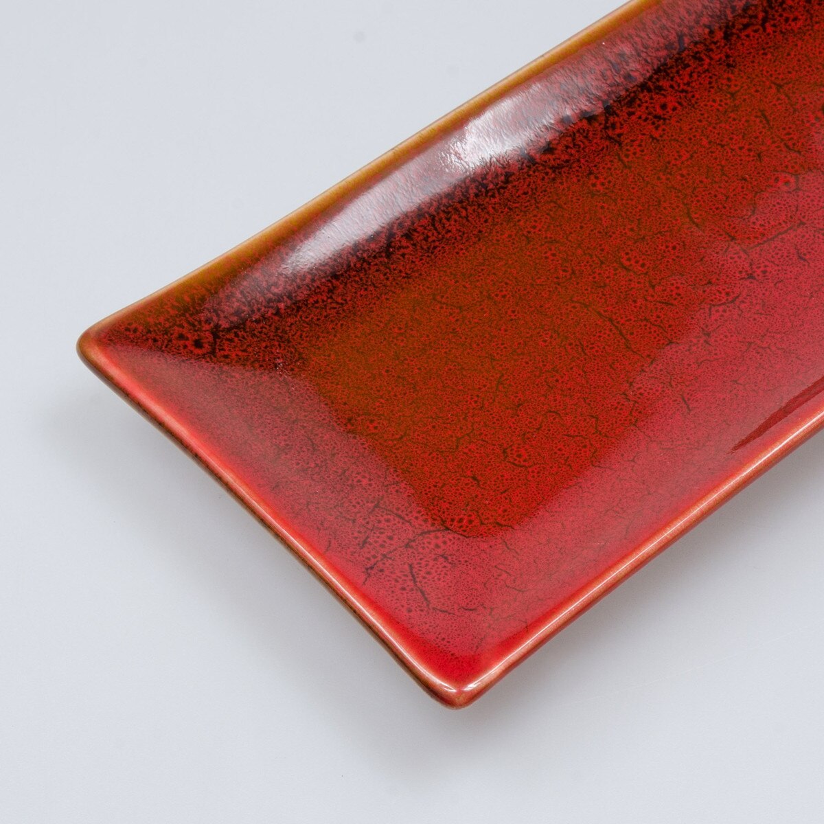 Korin Durable Red Rectangular Plate 10.25" | Korin