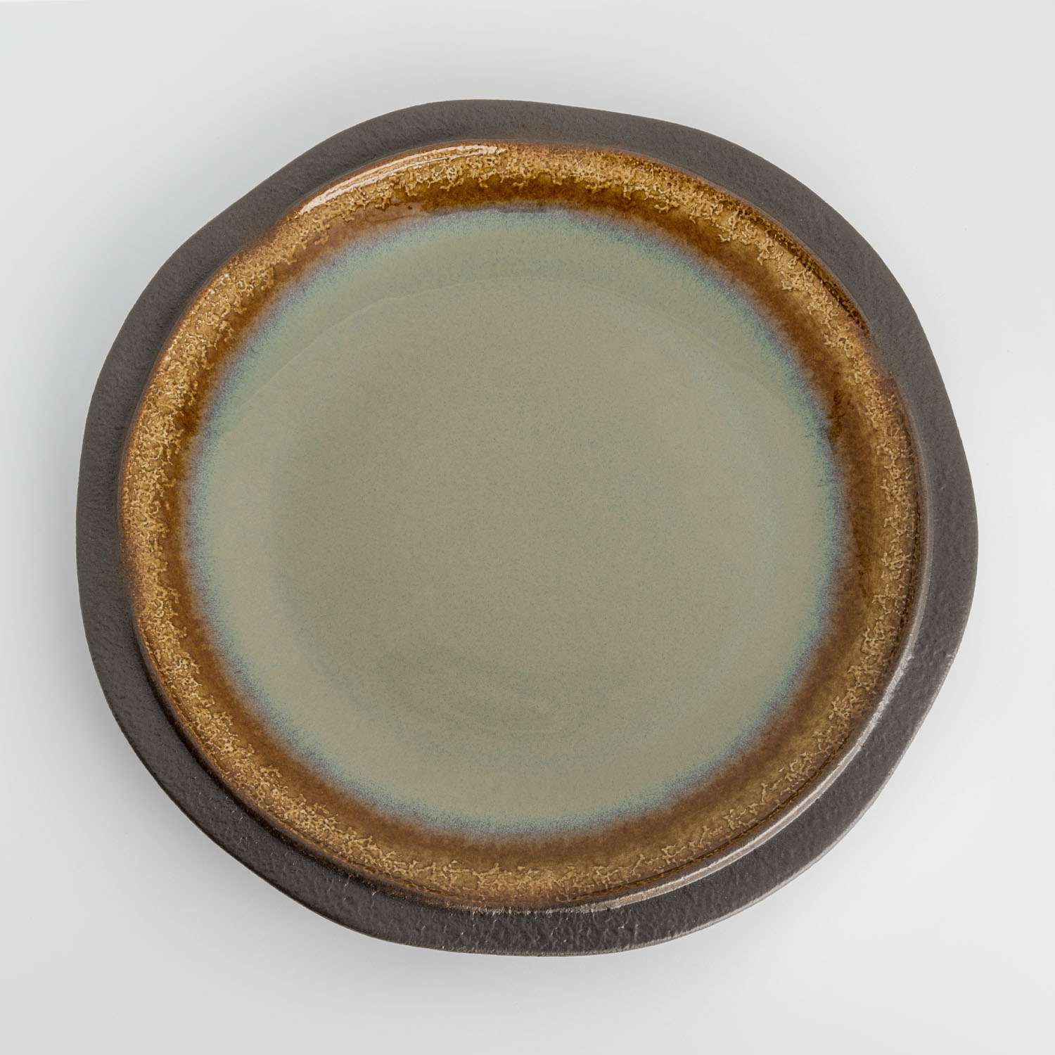 Korin Durable Sage Green Round Plate 8" | KORIN