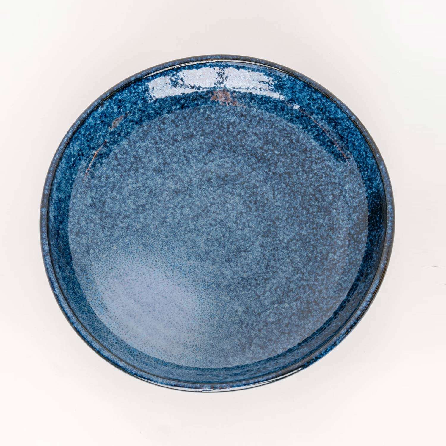Navy Blue Gradient Round Plate 6.5" | Korin