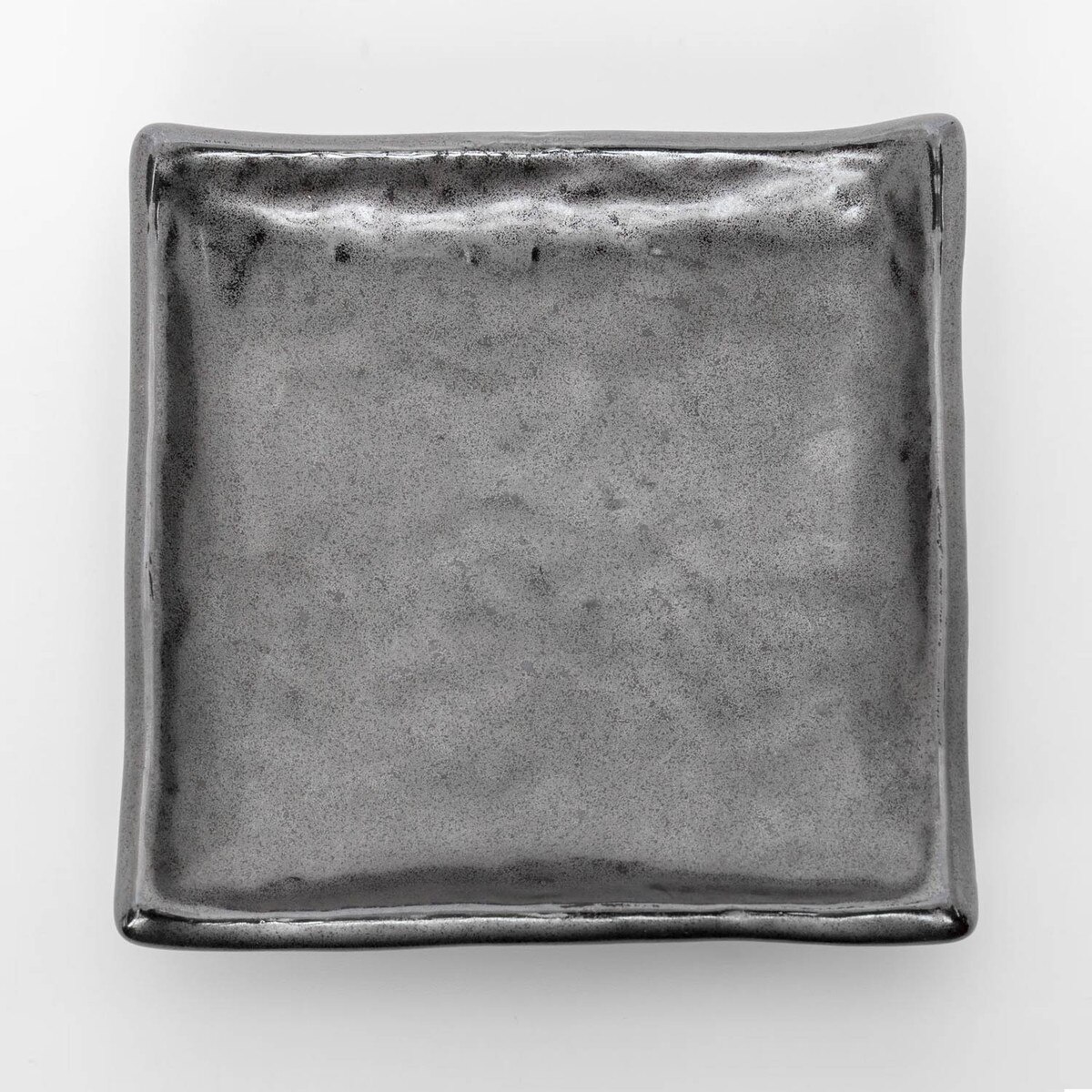 Tessa Black Square Plate 5" x 1"H | Korin