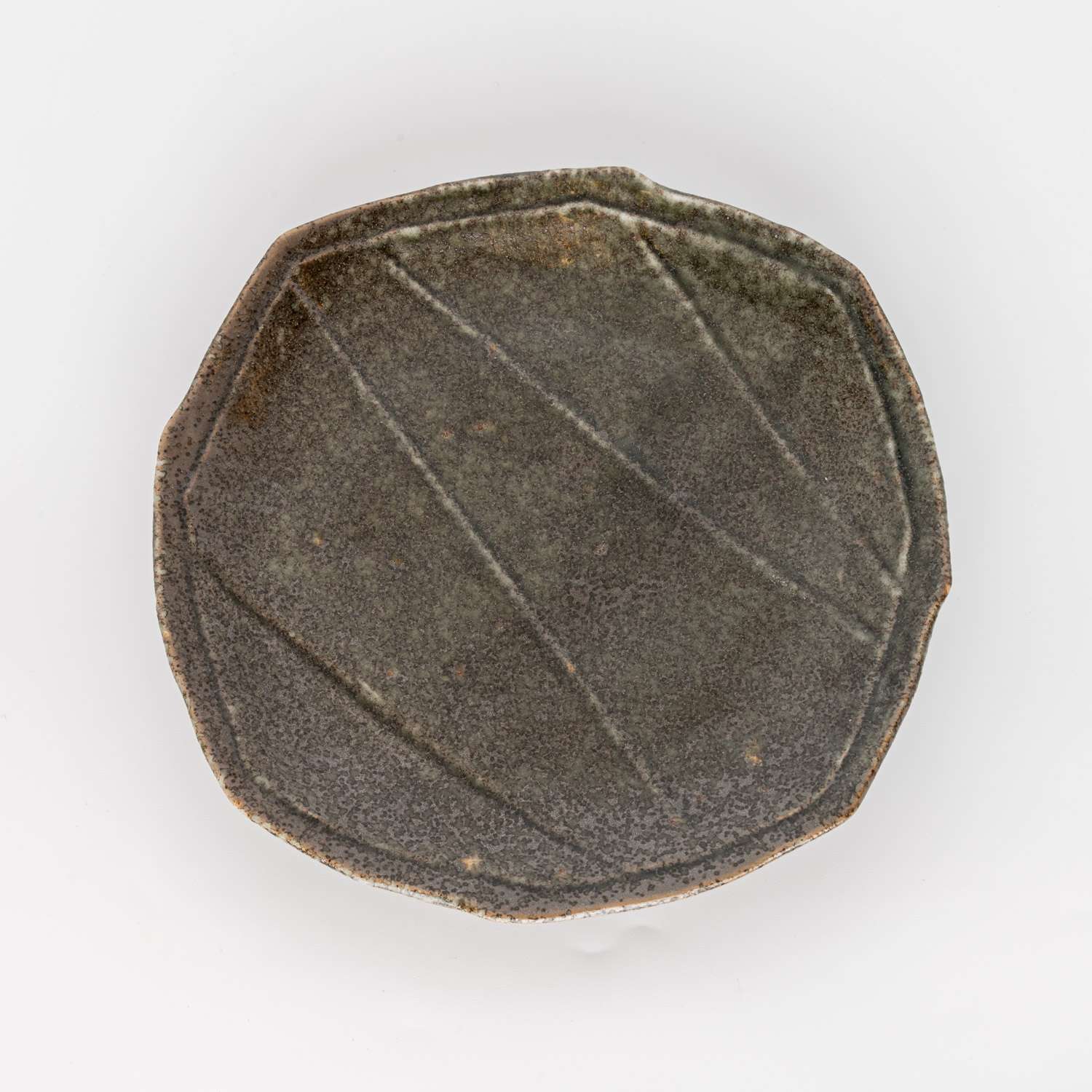 Oribe Green Round Plate 6" | Korin