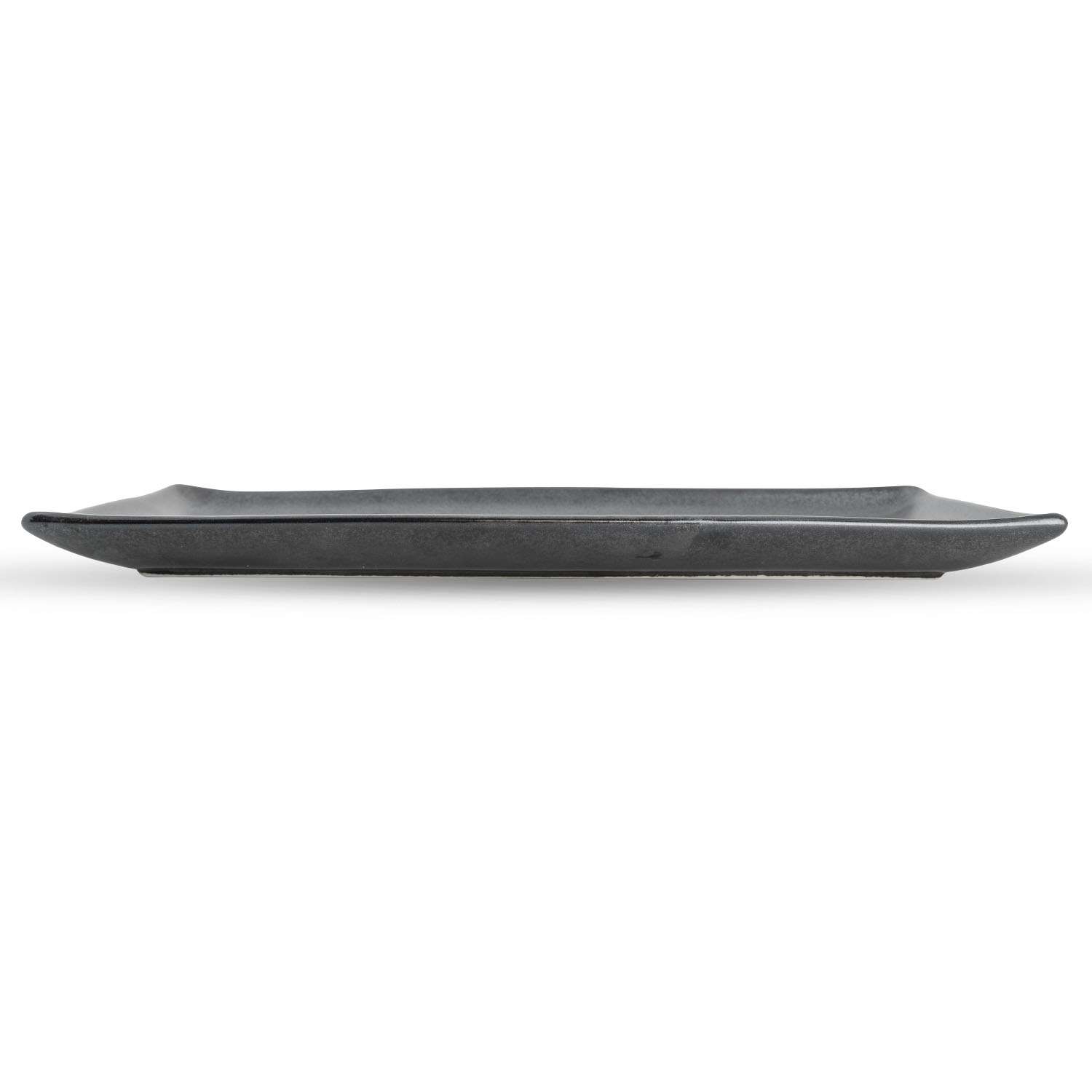Tessa Black Rectangular Plate 11" | Korin