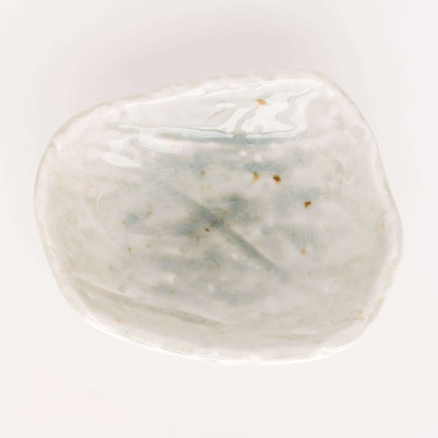 Coral Blue Abstract Sauce Dish | Korin