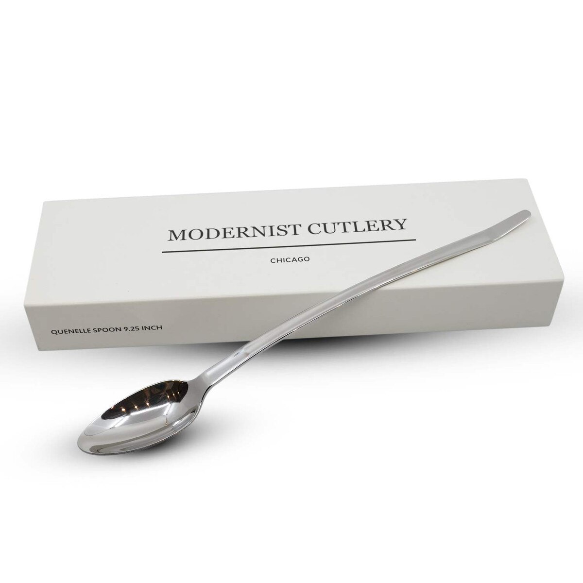Stainless Quenelle Spoon by Chef Jenner Tomaska | Korin