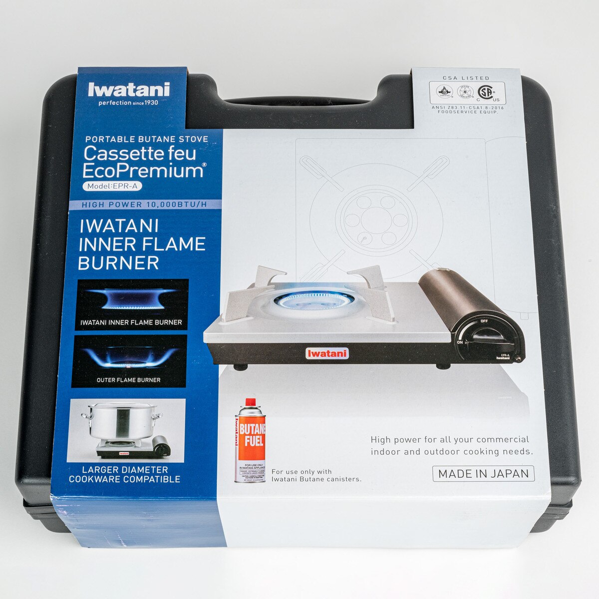 Iwatani Portable Butane Stove - Eco Premium (10,000 BTU/h) | Korin